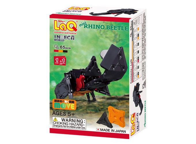 LaQ Insect World MINI RHINO BEETLE | PRODUCTS | LaQ