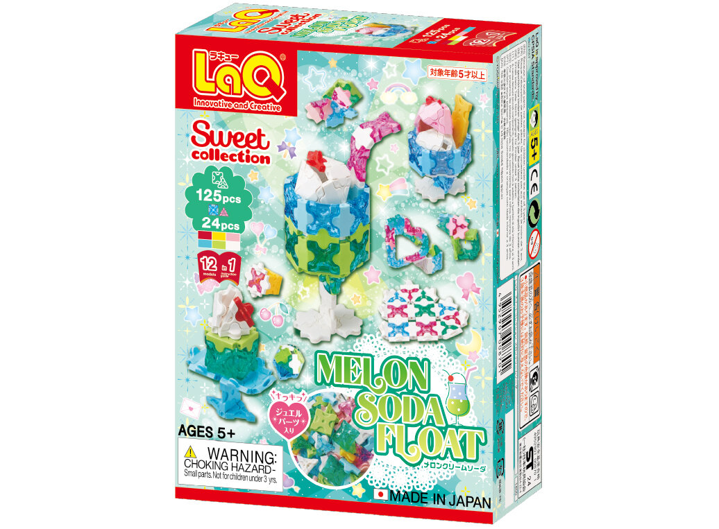 LaQ Sweet Collection MELON SODA FLOAT | PRODUCTS | LaQ