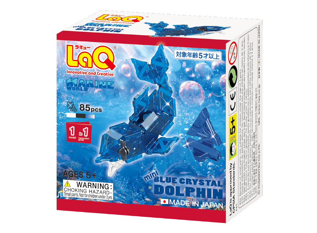 LaQ Marine WorldMINI BLUE CRYSTAL DOLPHIN | PRODUCTS | LaQ